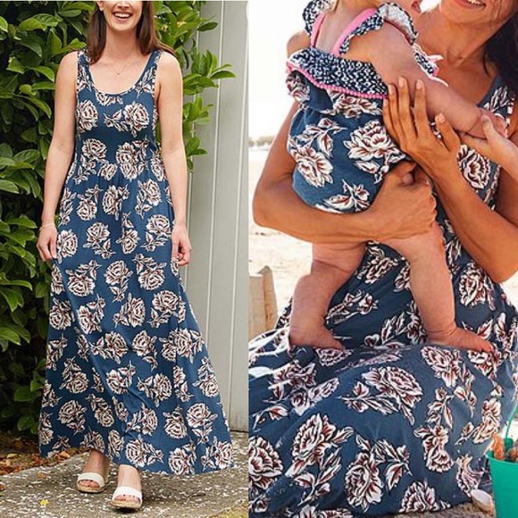 Matilda Jane | Dresses | Matilda Jane Floral Along The Beach Maxi Dress ...